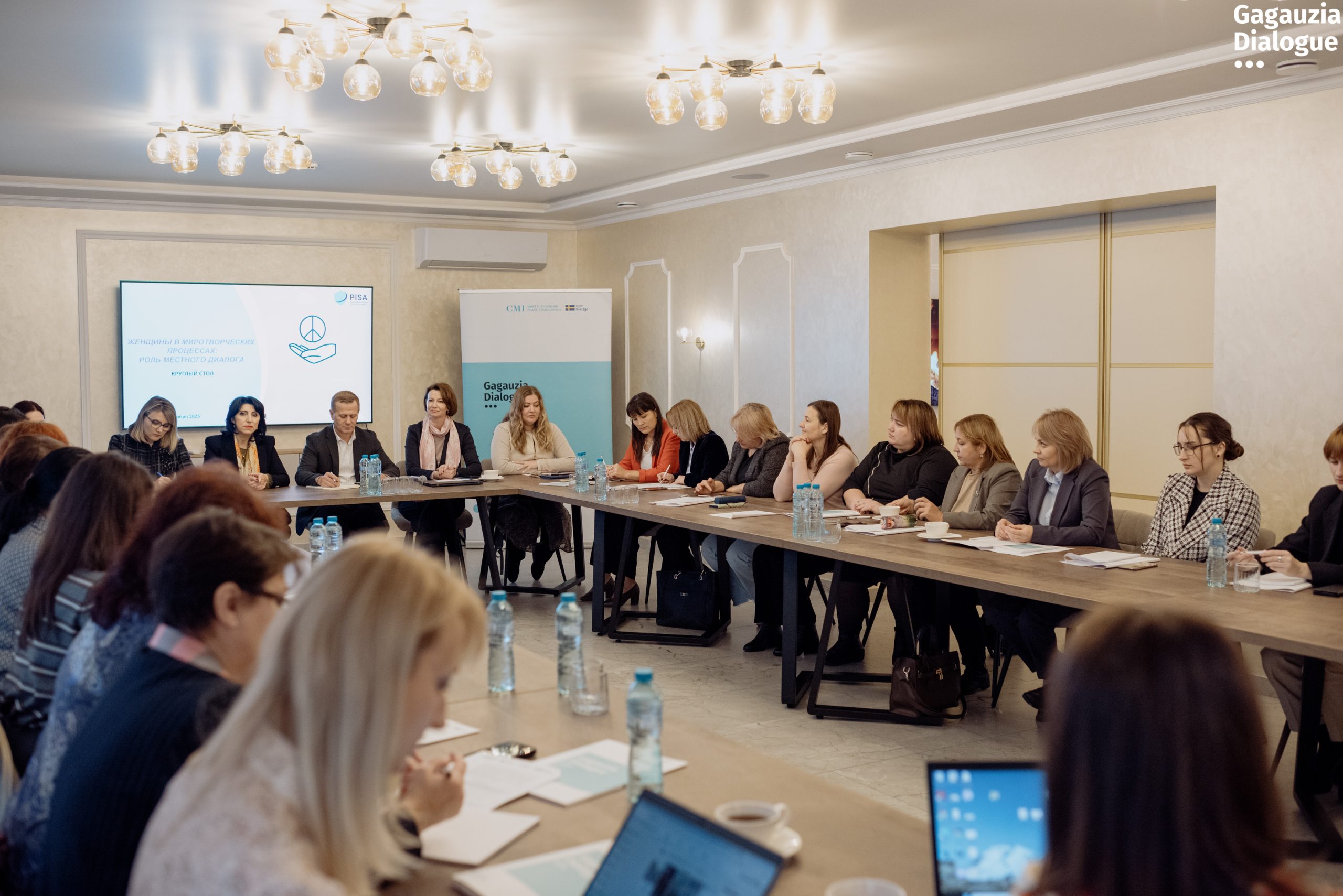 The role of dialogue and women in peace processes discussed at a round ...